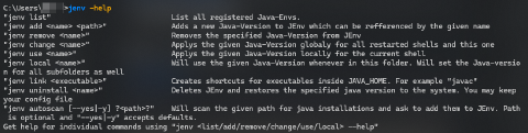 Win11使用JEnv管理多版本jdk